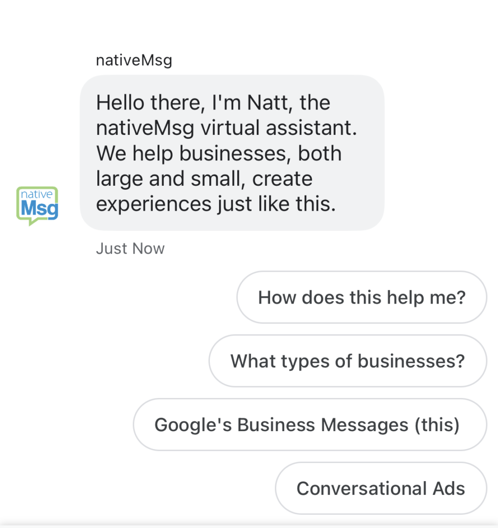 RCS Business Messaging | nativeMsg